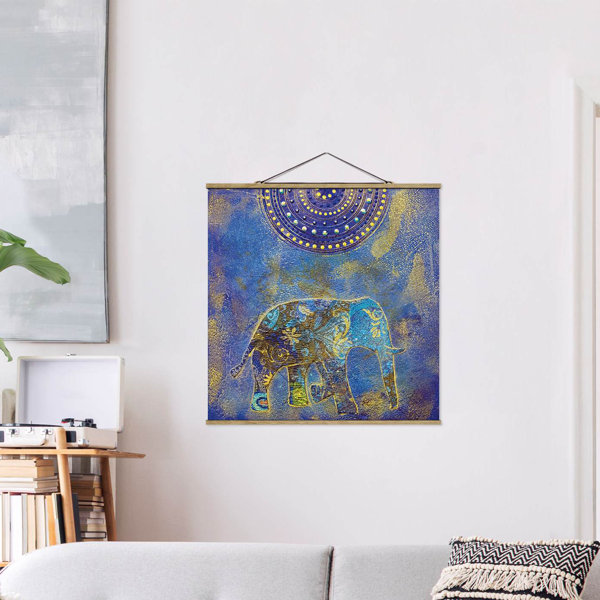 BohoLiving Stoffbild Elephant in Marrakesch | Wayfair.de